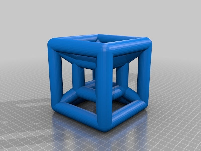 Free STL file Cube-Within-a-Cube Ornament・3D printing model to download ...