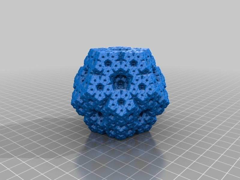 Free STL file Fractal Dodecahedron・3D printing idea to download・Cults