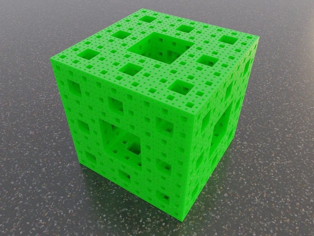 Free STL file Menger Sponge 🧽・3D printing design to download・Cults