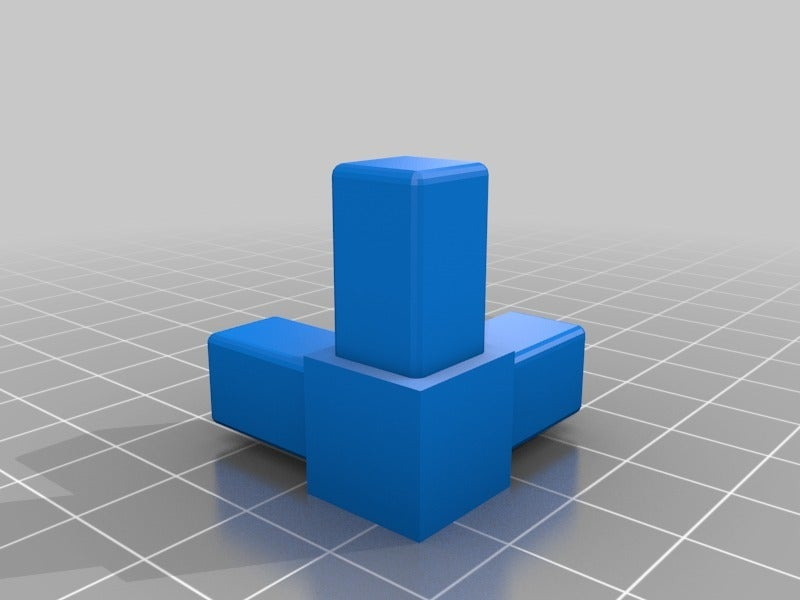 Free STL file Square Tubing Corner Connector・3D printable model to ...