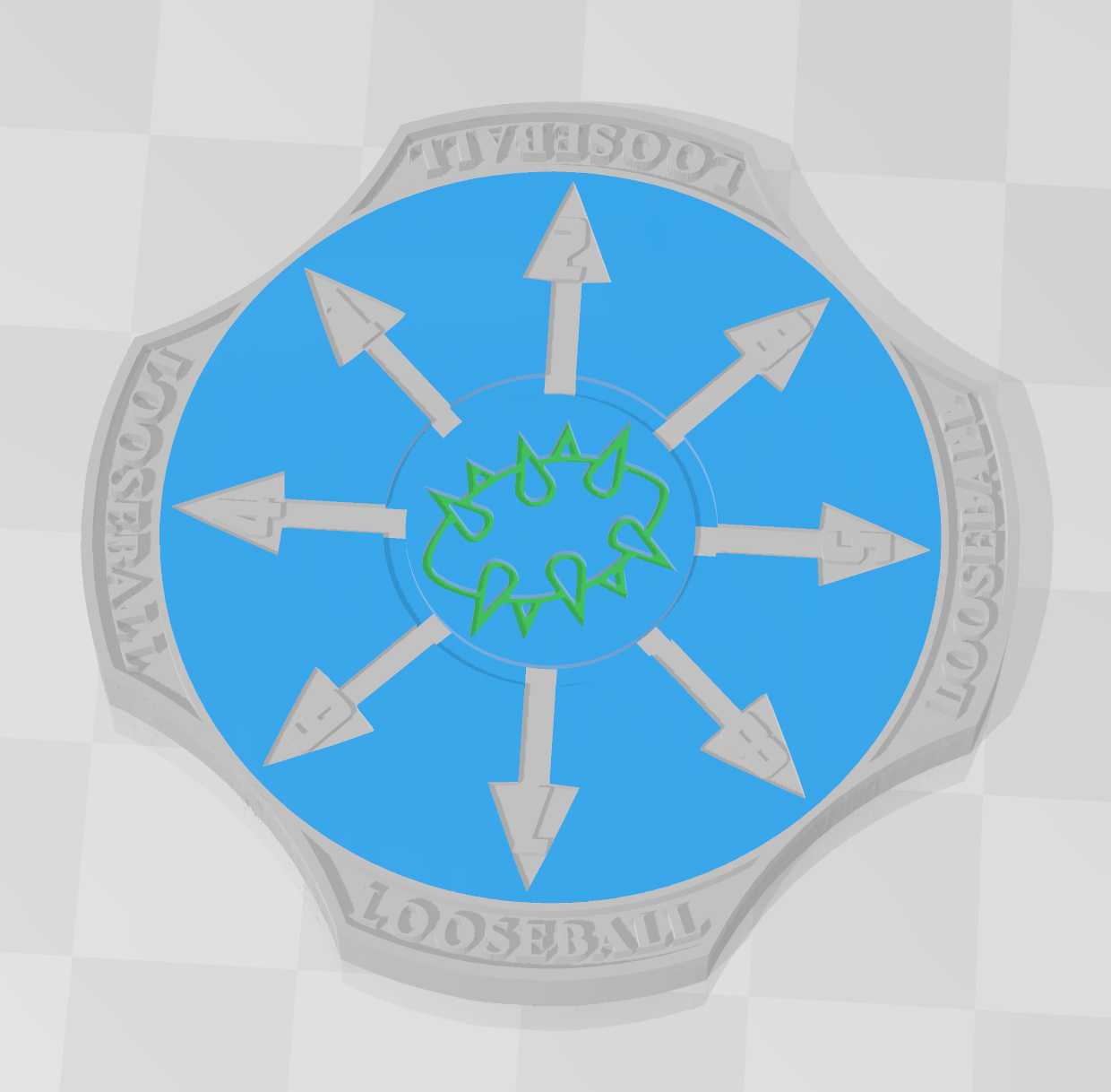 Free STL file Fantasy Football Balltoken・3D printing model to download ...