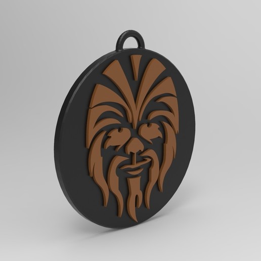 Download 3D printer templates chewbacca keychain ・ Cults
