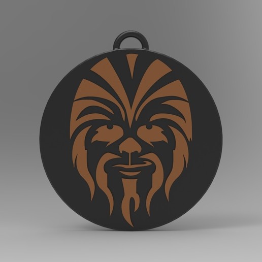Download 3D printer templates chewbacca keychain ・ Cults