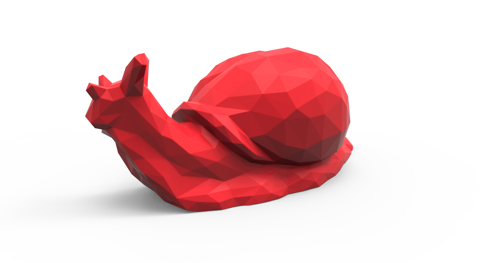 Fichier STL Escargot Low Poly 🎨・Modèle à télécharger et à imprimer en ...