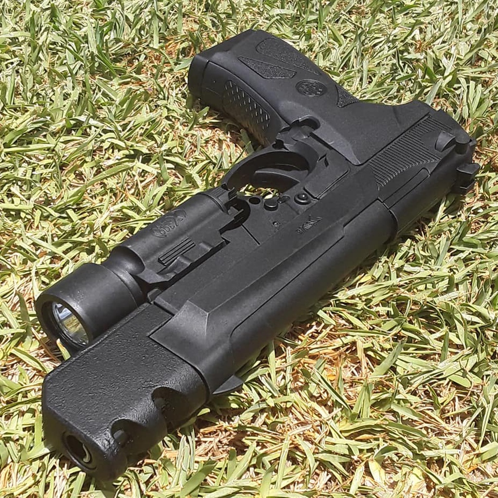 Free 3D file SKD Beretta M92 Compensator for Gel Blaster 👽・3D print ...