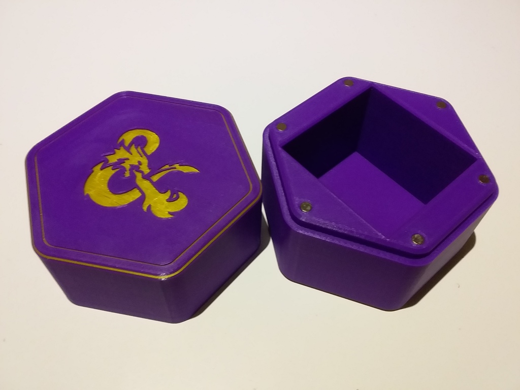 Free 3D file Hexagonal Spell Card Box 📦・3D print design to download・Cults