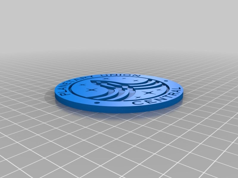Download free STL file 'The Orville' Planetary Union Central Badge • 3D ...