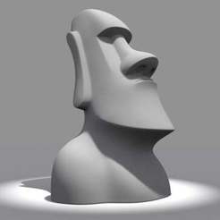 STL files for 3D printer Moai ・ Cults