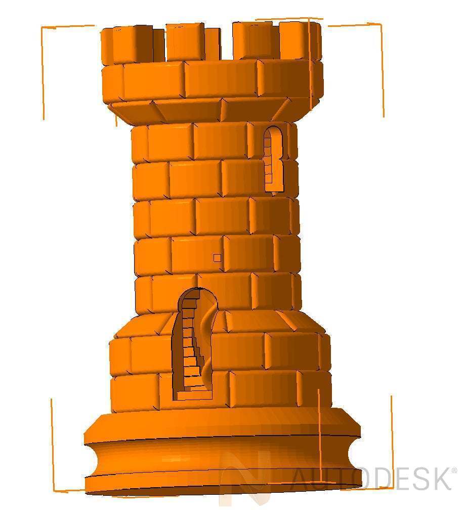 Free STL file Chess Rook with stairs FIXED・Model to download and 3D ...