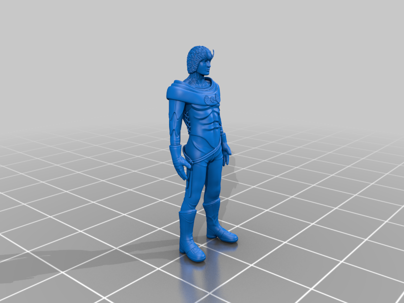 Free 3D file Buck Rogers in the 25th Century Hawkman species dude ~32mm ...