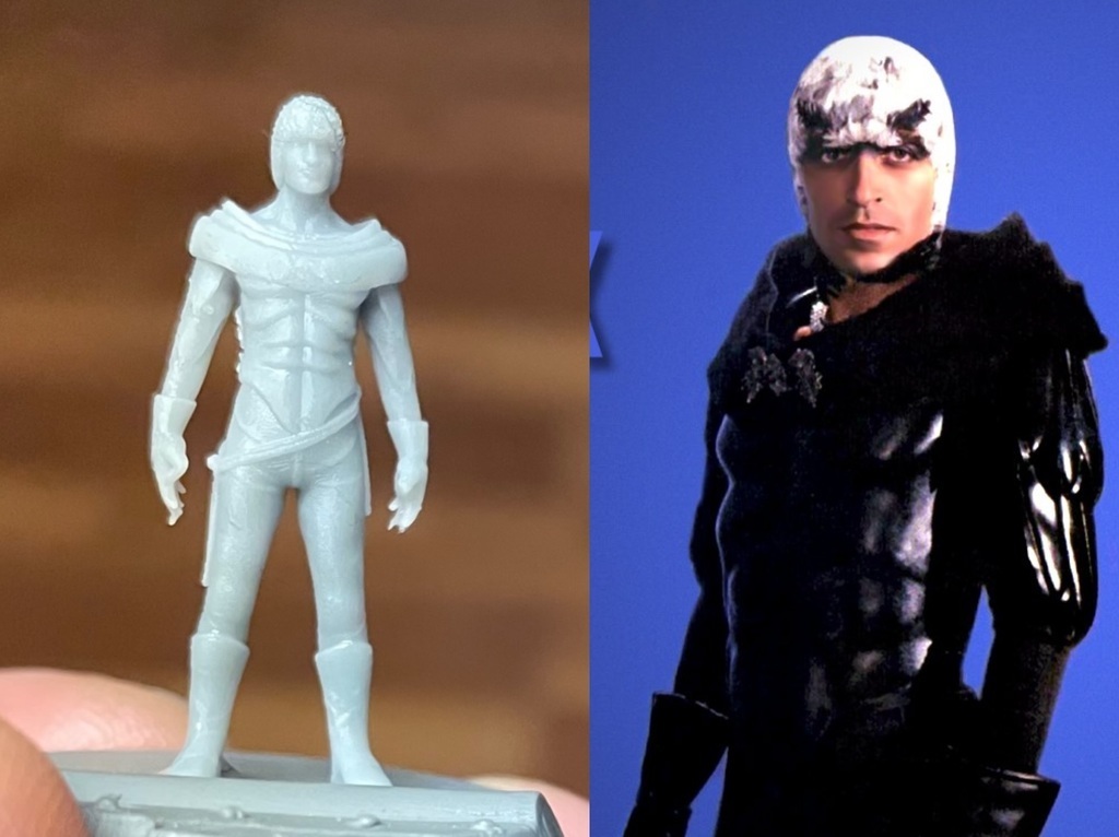 Free 3D file Buck Rogers in the 25th Century Hawkman species dude ~32mm ...
