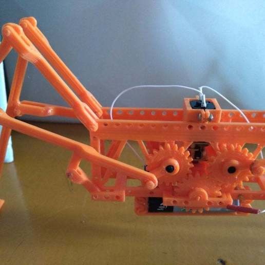 Download free STL file Spider walking machine • 3D printable template ...