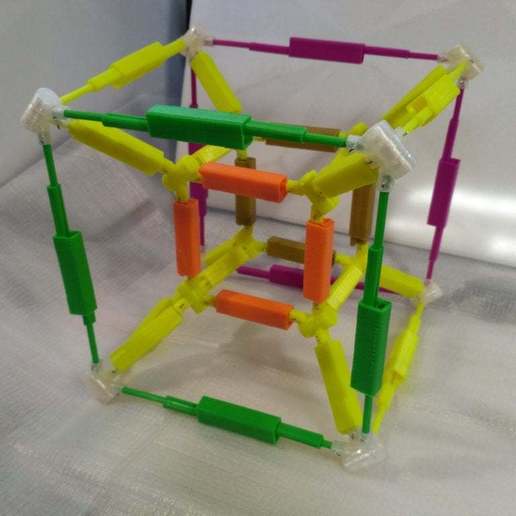 Download free STL file Tesseract implementation. • 3D print template ...