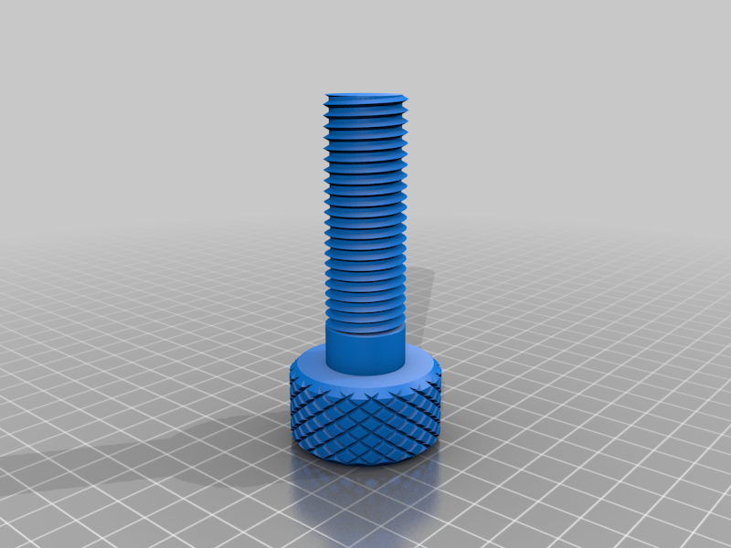 Free 3D file M20x2.5 Knurled Bolt with Nut・3D printing model to ...