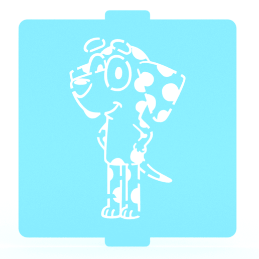 Download 3D printer templates Bluey stencil set of 9 for Coffee and ...