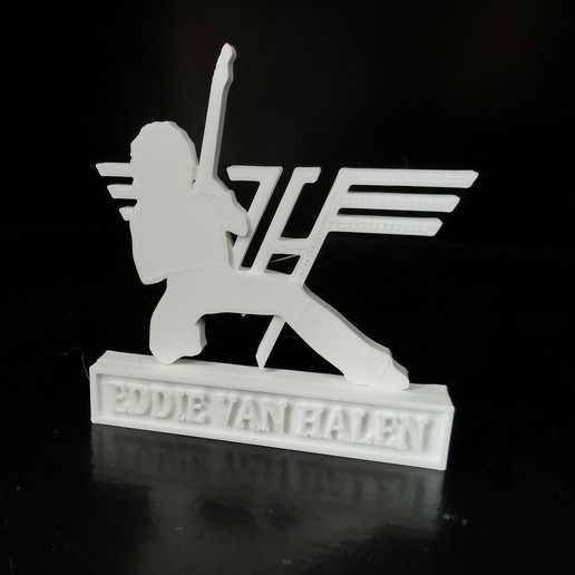 Download free STL file Eddie van Halen statue • 3D printer design ・ Cults