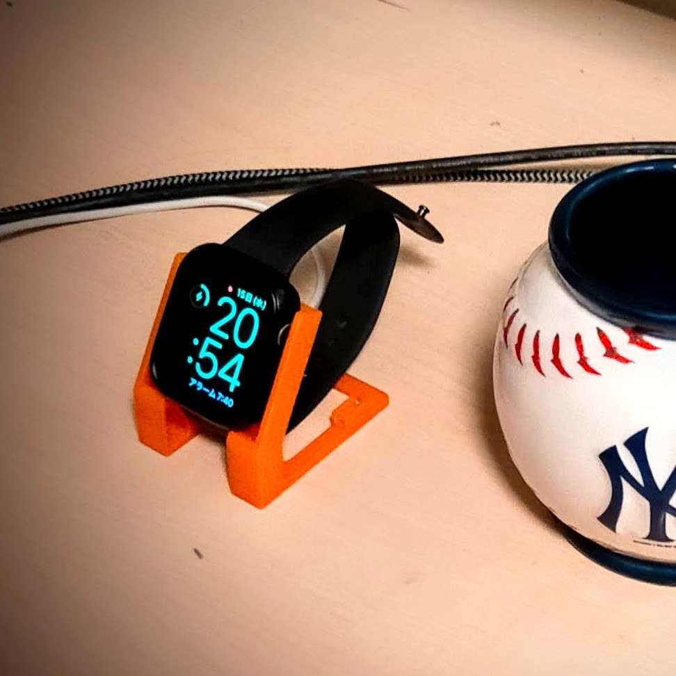 STL file Easy-to-use Apple Watch Stand・Model to download and 3D print・Cults