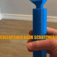 Download STL file Collapsible Back Scratcher • 3D print template ・ Cults