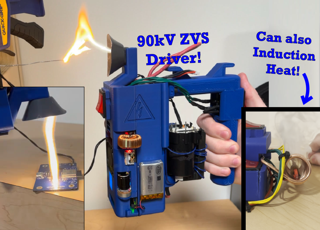 Free 3D file Powerful High Voltage Generator That's Also an Induction ...