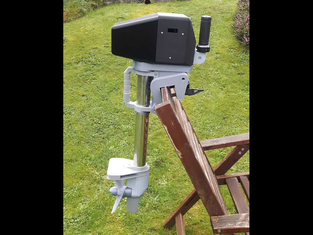 STL file eGull outboard motor - optional steel leg 🦵・3D printable model ...