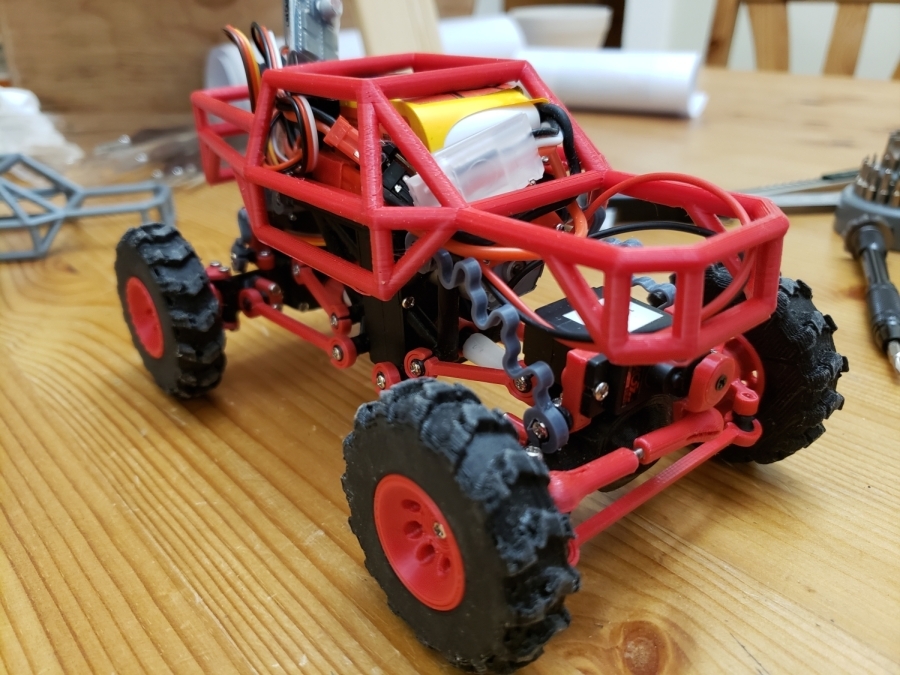 Free STL file Remix Rc Rock Crawler, new gearbox 🪨・Model to download ...