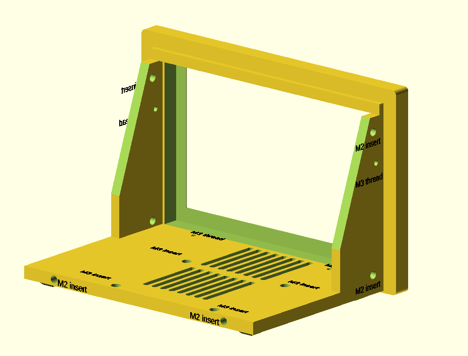 Free 3D file Raspberry Pi Box for Volumio, 5 inch display 📦・3D print ...