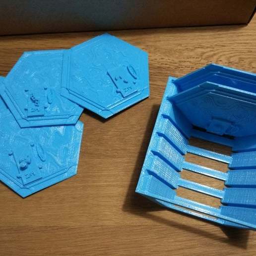 Download free STL file Settlers of Catan Storage for 3d terrain pieces ...