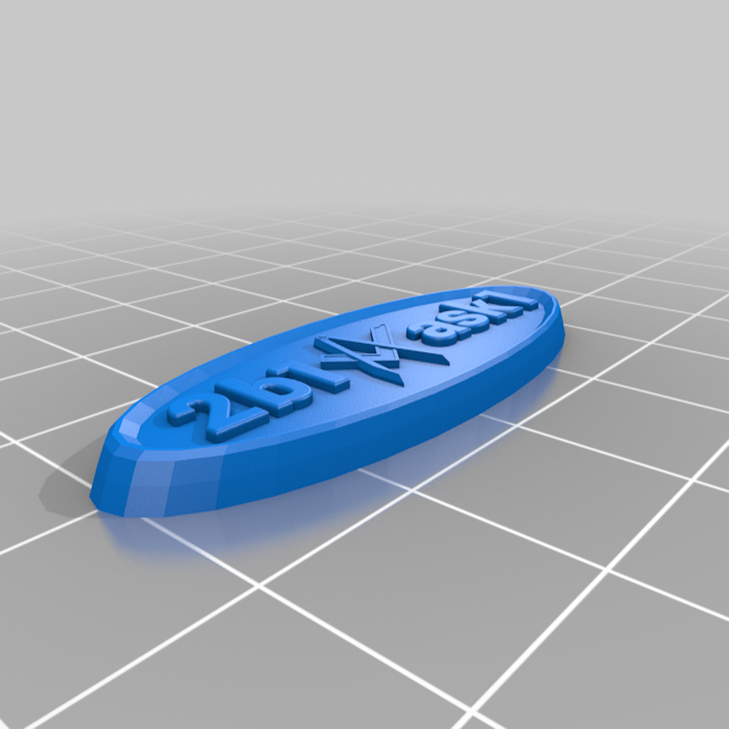 Free STL file 2b1 ask1 Badge 📛・3D print design to download・Cults