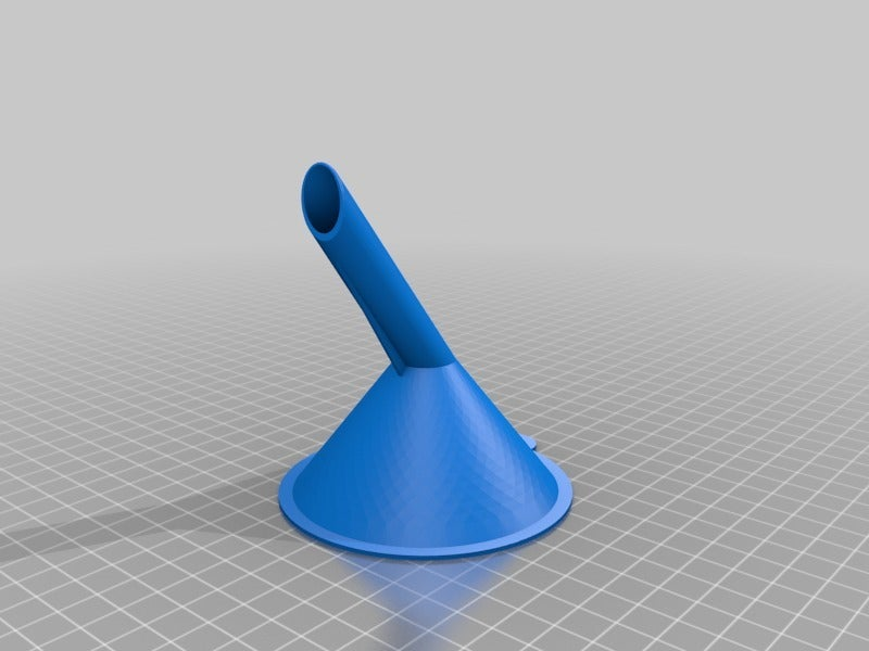 Free STL file Funnel With Diagonal Tail・3D printer design to download・Cults