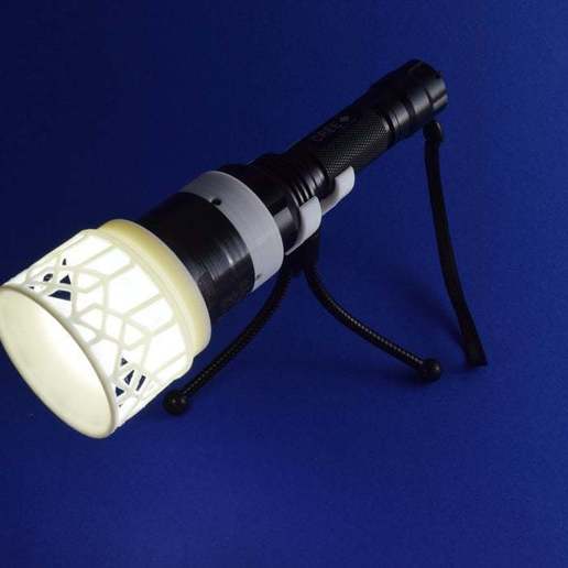 Download free STL files Lampshade/Diffuser for Torch (Forrader/Ultra ...