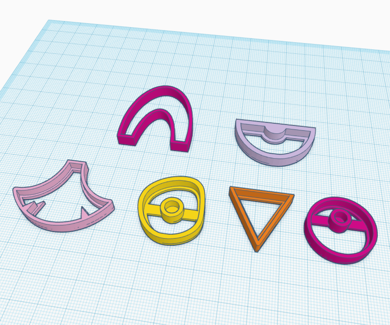STL file Clay cutters for jewelry・3D printing template to download・Cults