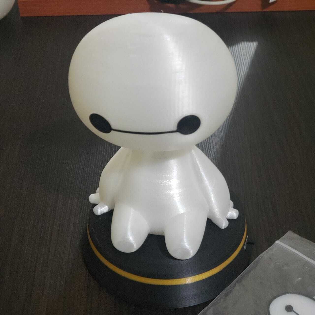 STL file Baymax model for Lamp, Present. 🔦・Model to download and 3D ...