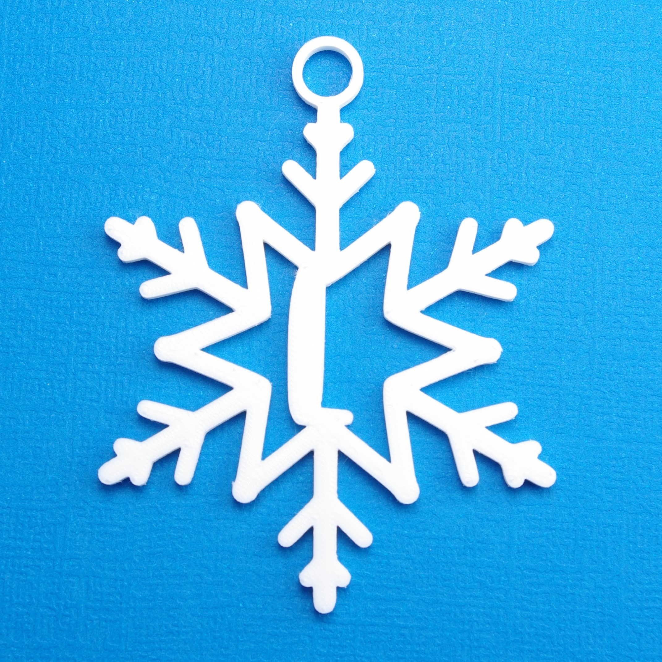 Download STL file Letter L - Snowflake Initial Gift Tag Ornament • 3D ...