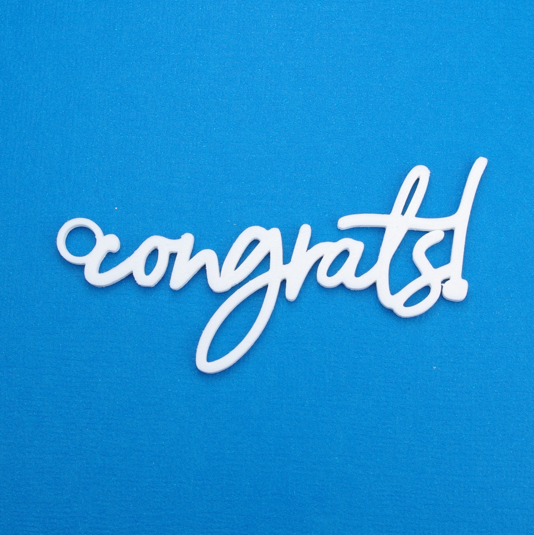 STL file Congrats Gift Tag・Model to download and 3D print・Cults