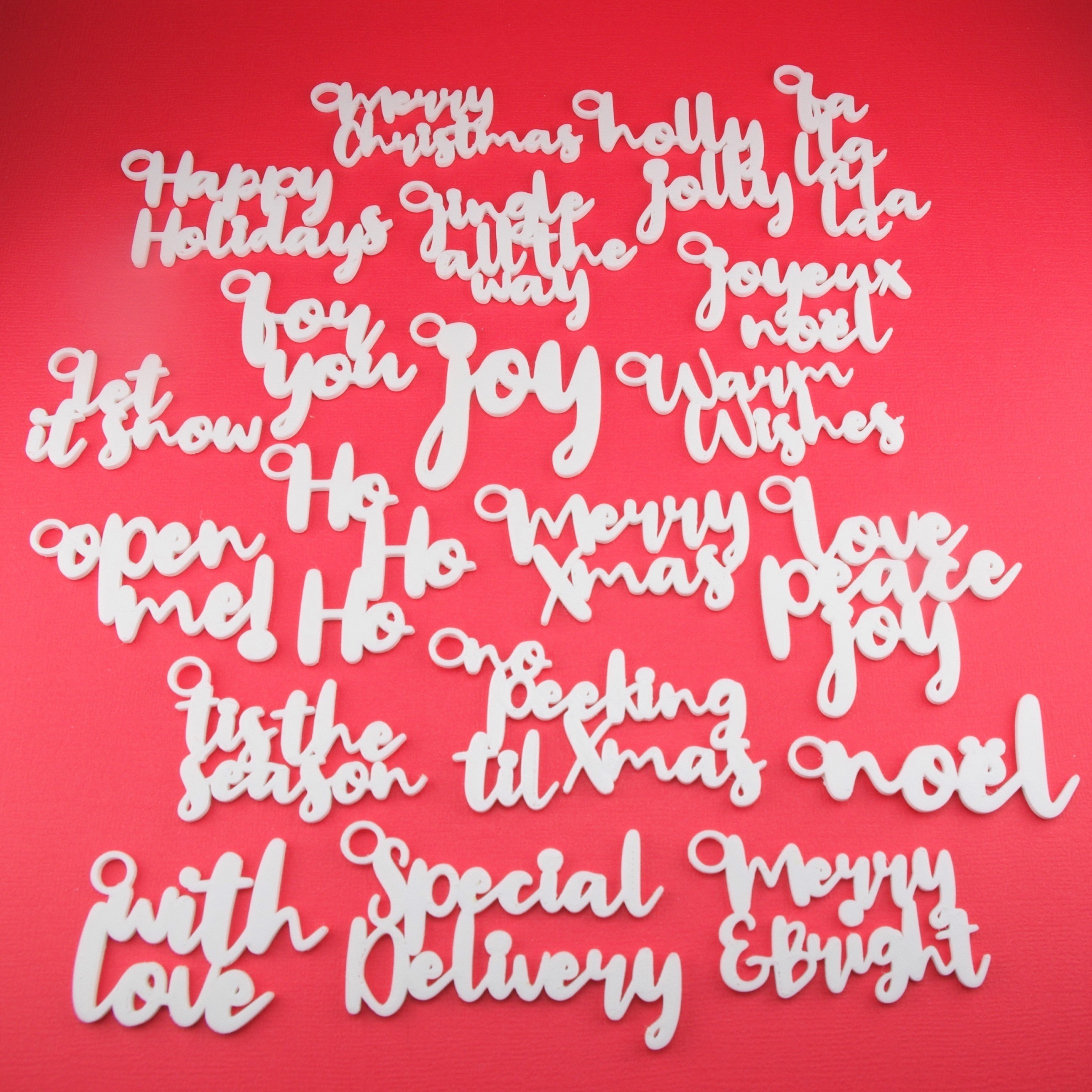 3D file The Ultimate Gift Tag Collection - Christmas Edition 🎁・3D print ...