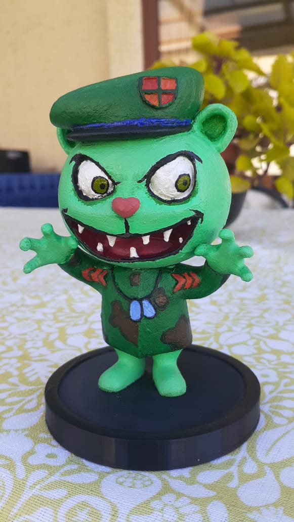 STL file Flippy - Happy Tree Friends 🌳・3D printable model to download・Cults