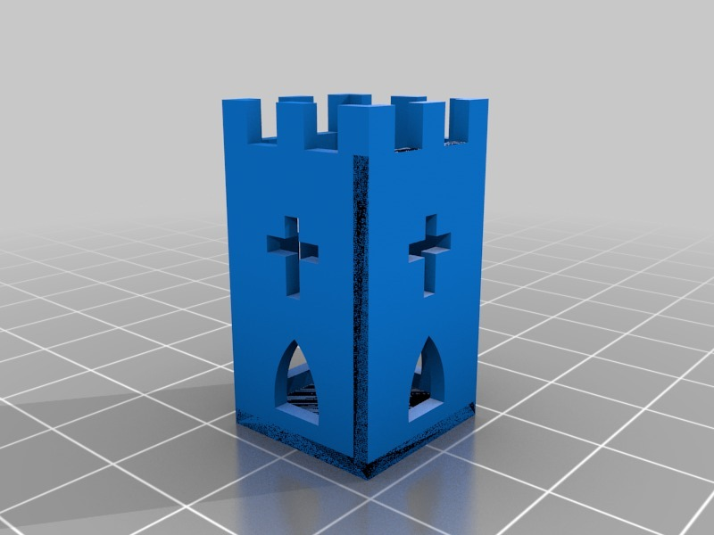 Free 3D file Castle Keep Tower・Template to download and 3D print・Cults