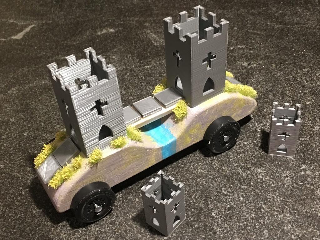 Free 3D file Castle Keep Tower・Template to download and 3D print・Cults