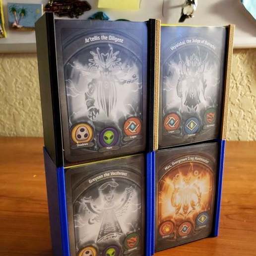 Download STL file Keyforge Deck Pocket • 3D printer model ・ Cults