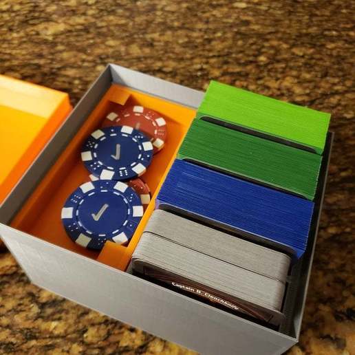 Download STL file Keyforge deck box and token caddy (OLD VERSION) • 3D ...