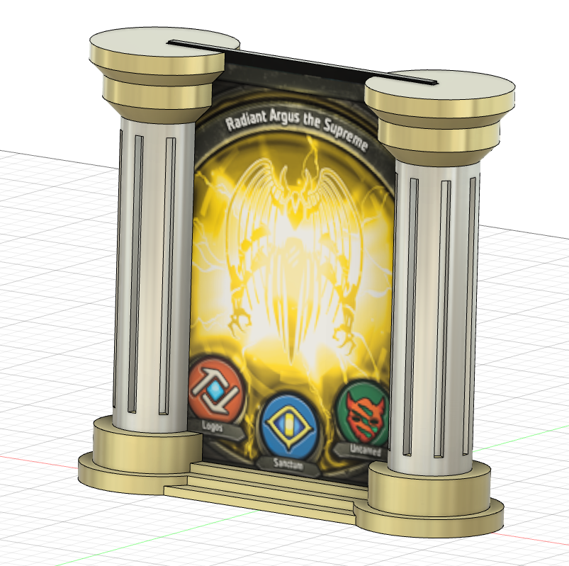 Free STL file Keyforge or other collectable card game single card ...