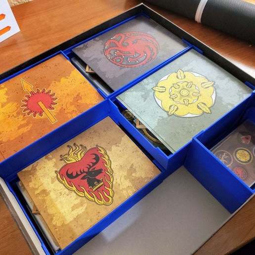 Download free STL file Game of Thrones: The Iron Throne boardgame box ...