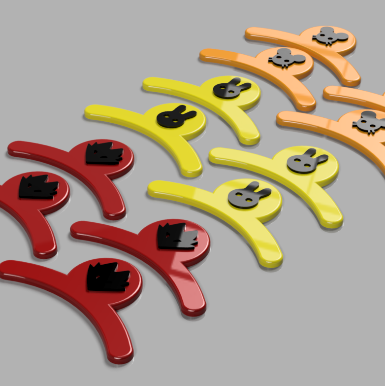 Free STL file Root Clearing Tokens 🦊・3D printer design to download・Cults