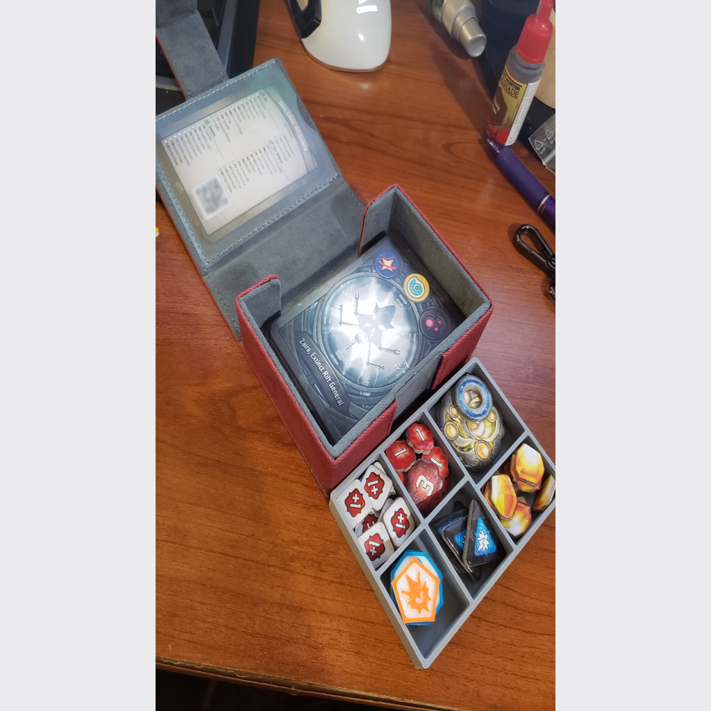 Free STL file Keyforge Deck Book Insert Token Tray・3D print design to ...