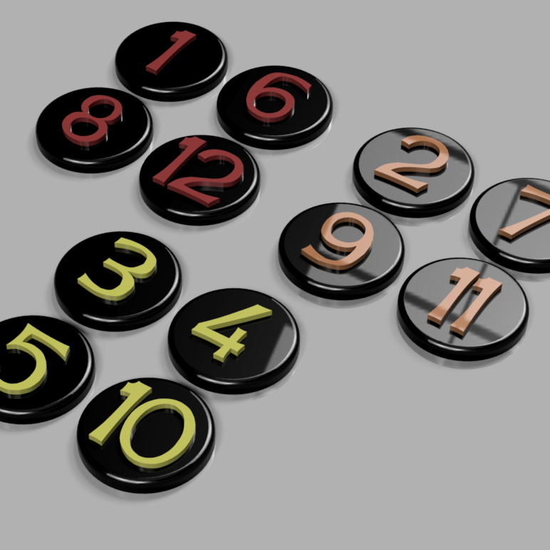 Free STL file Root Clearing Tokens 🦊・3D printer design to download・Cults