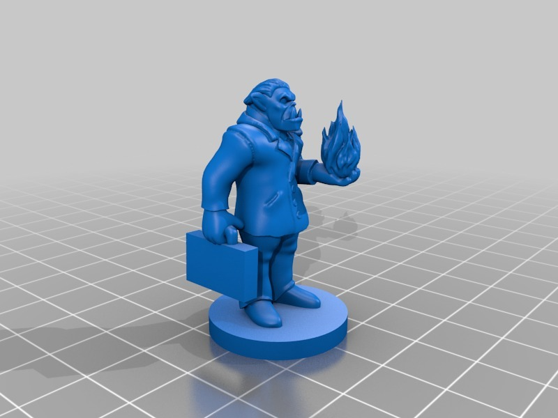 Free STL file Orc Street Mage 🧙・3D printable model to download・Cults