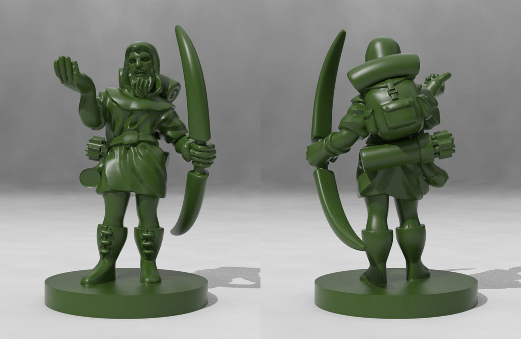 Free STL file Grumpy Ranger・3D printer model to download・Cults