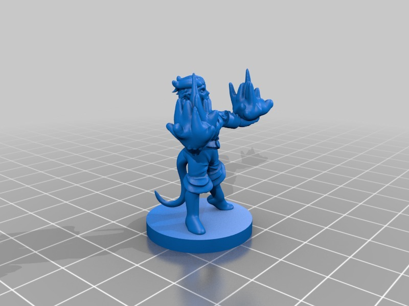 Free STL file Tiefling Warlock Dual Spell 🎲・3D printable design to ...