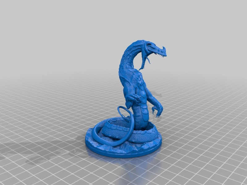 Free STL file The Lindwyrm・Model to download and 3D print・Cults