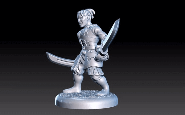 Free STL file Dual-wielding Ranger Ben 🎲・3D printable model to download ...